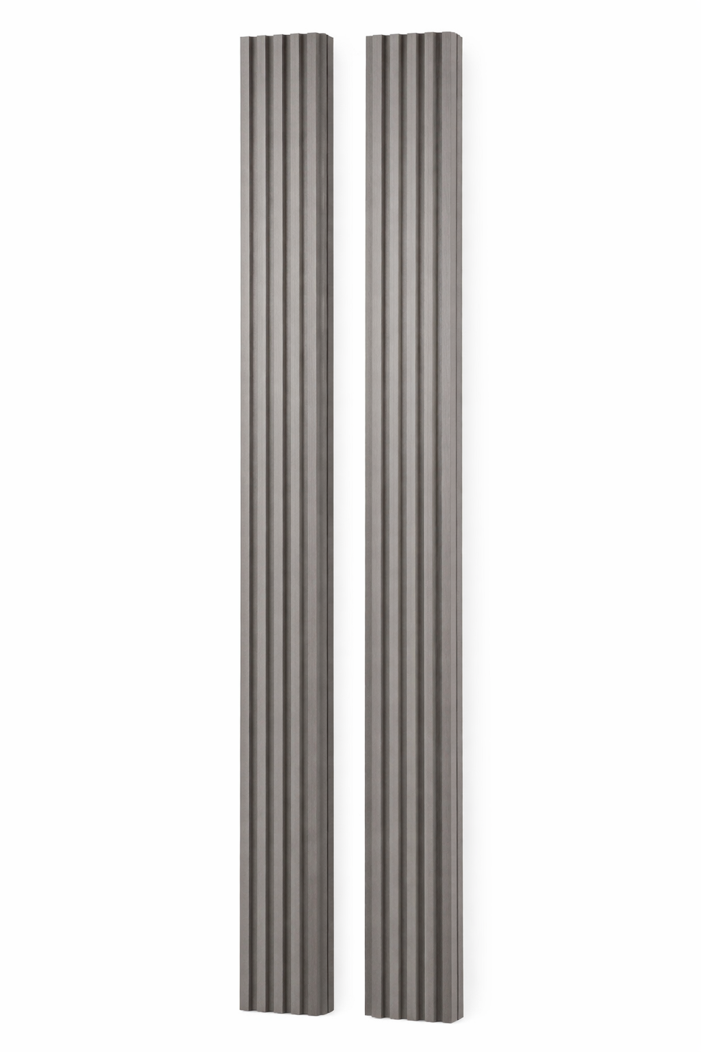 Ash Gray 170mm Hollow Fluted Wall Panels – Joah Vera